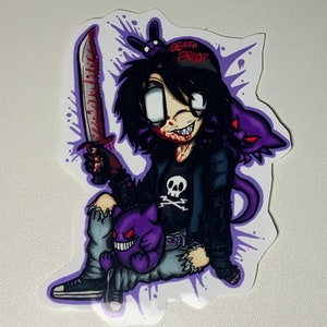 HANDMADE Everymanhybrid Vinyl Stickers, Slenderverse , EMH ,creepypasta ...