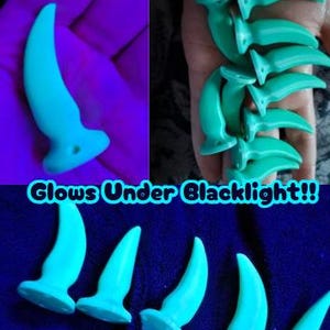 3D Printed - Teal/turquoise Fursuit Claws , Monster , Cosplay , Costume ...