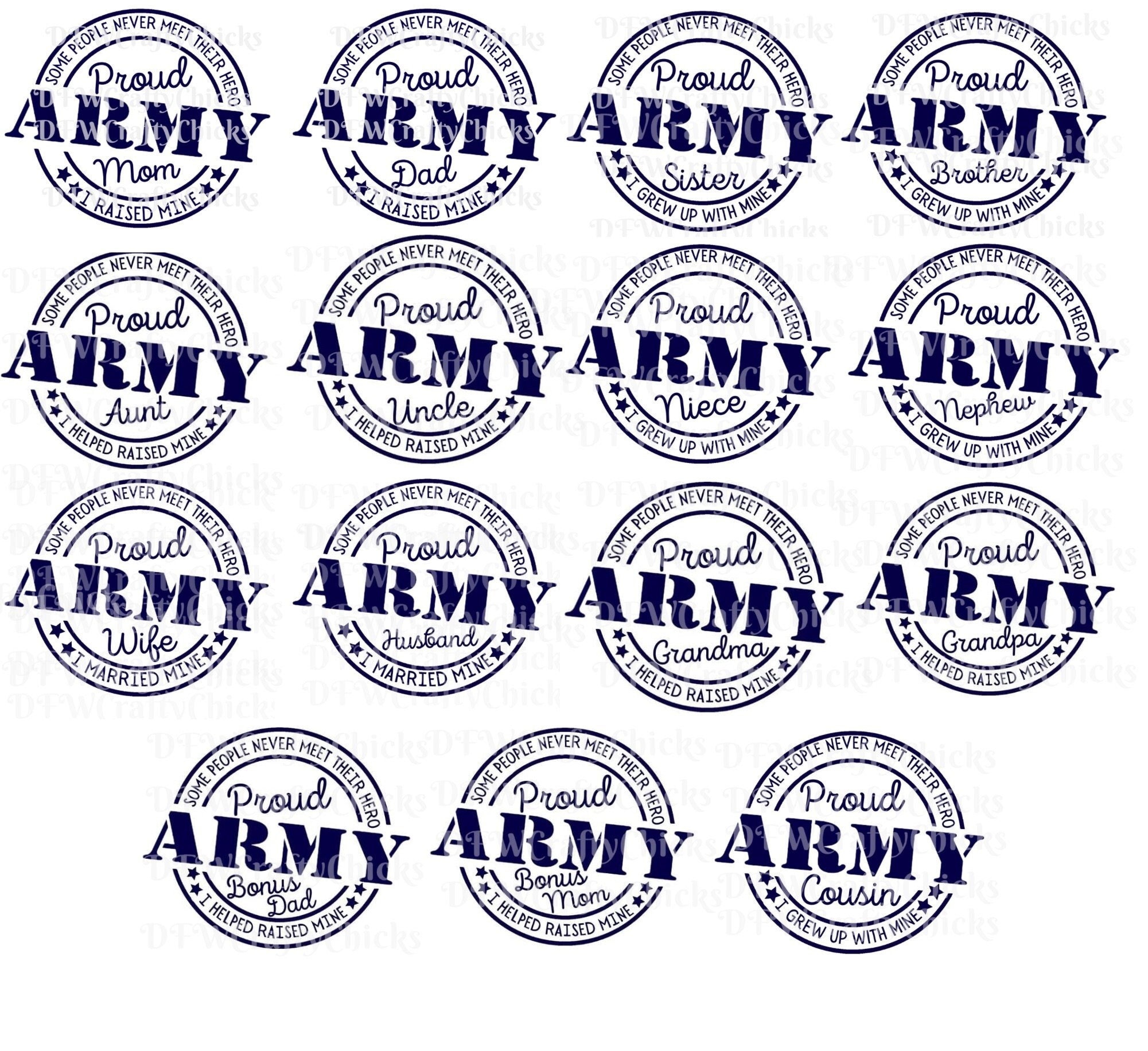 Proud Army Sister, Proud Army Brother, Proud Army Mom,proud Army Dad ...