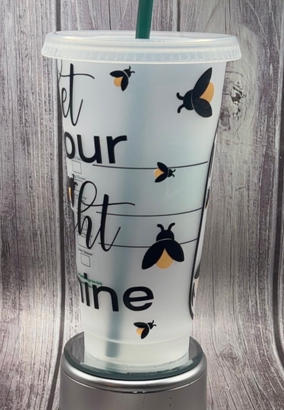 Lightning Bug Cold Cup Starbucks Cold Cupfirefly - Etsy
