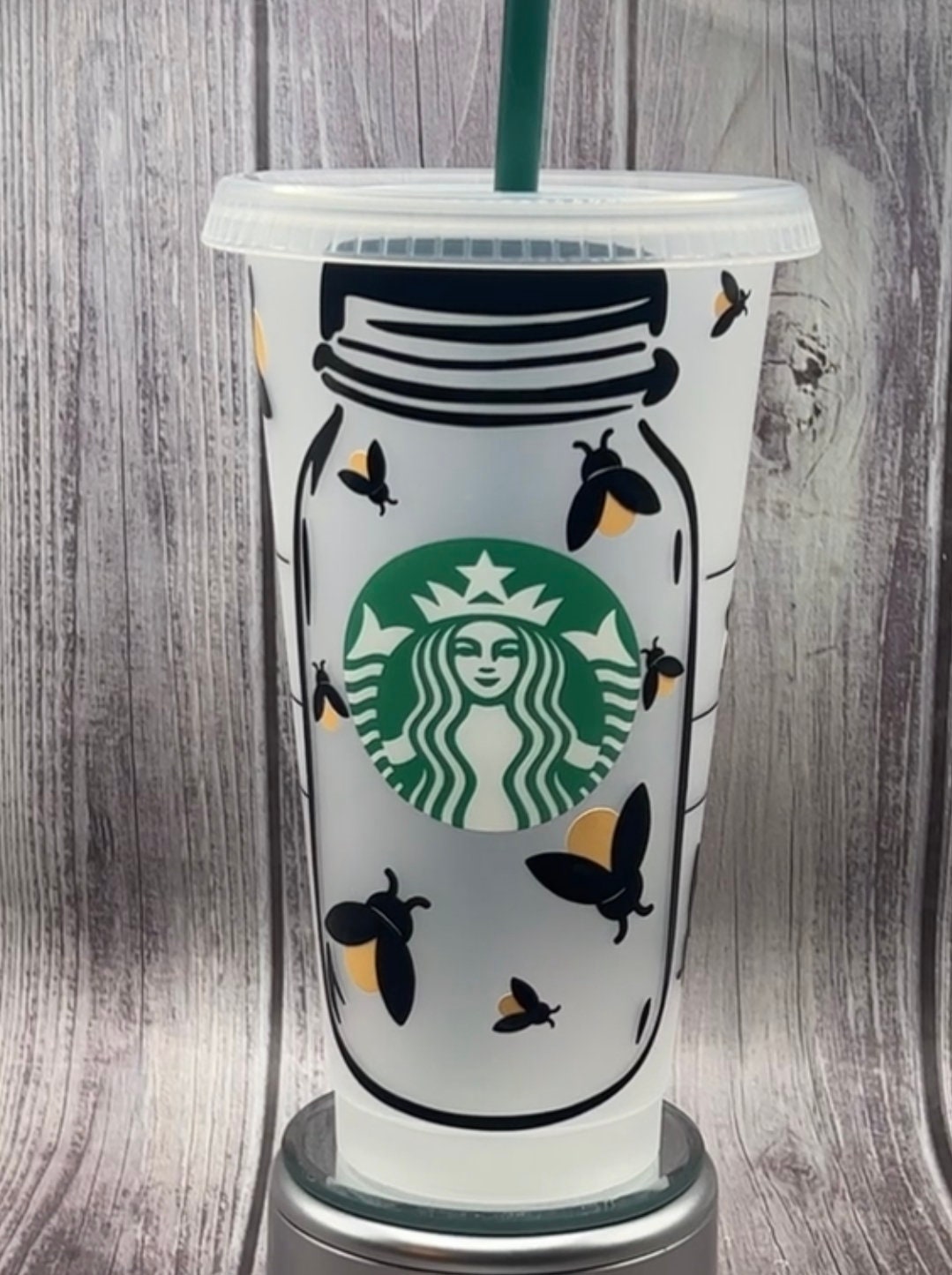 Lightning Bug Cold Cup Starbucks Cold Cupfirefly - Etsy