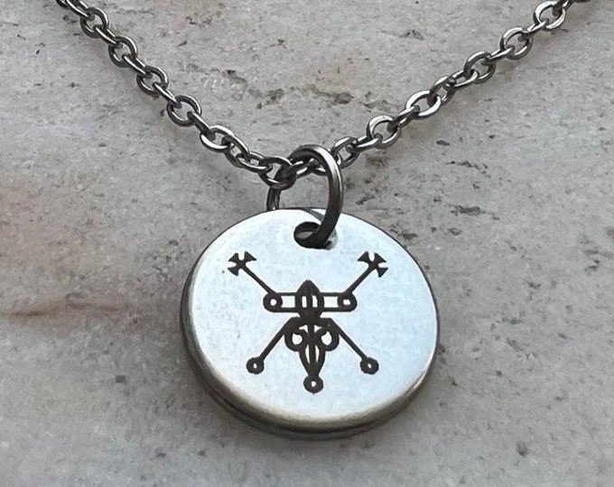 Sigil of Beelzebub / Belzebub / Bael Pendant Occult Jewelry Necklace ...