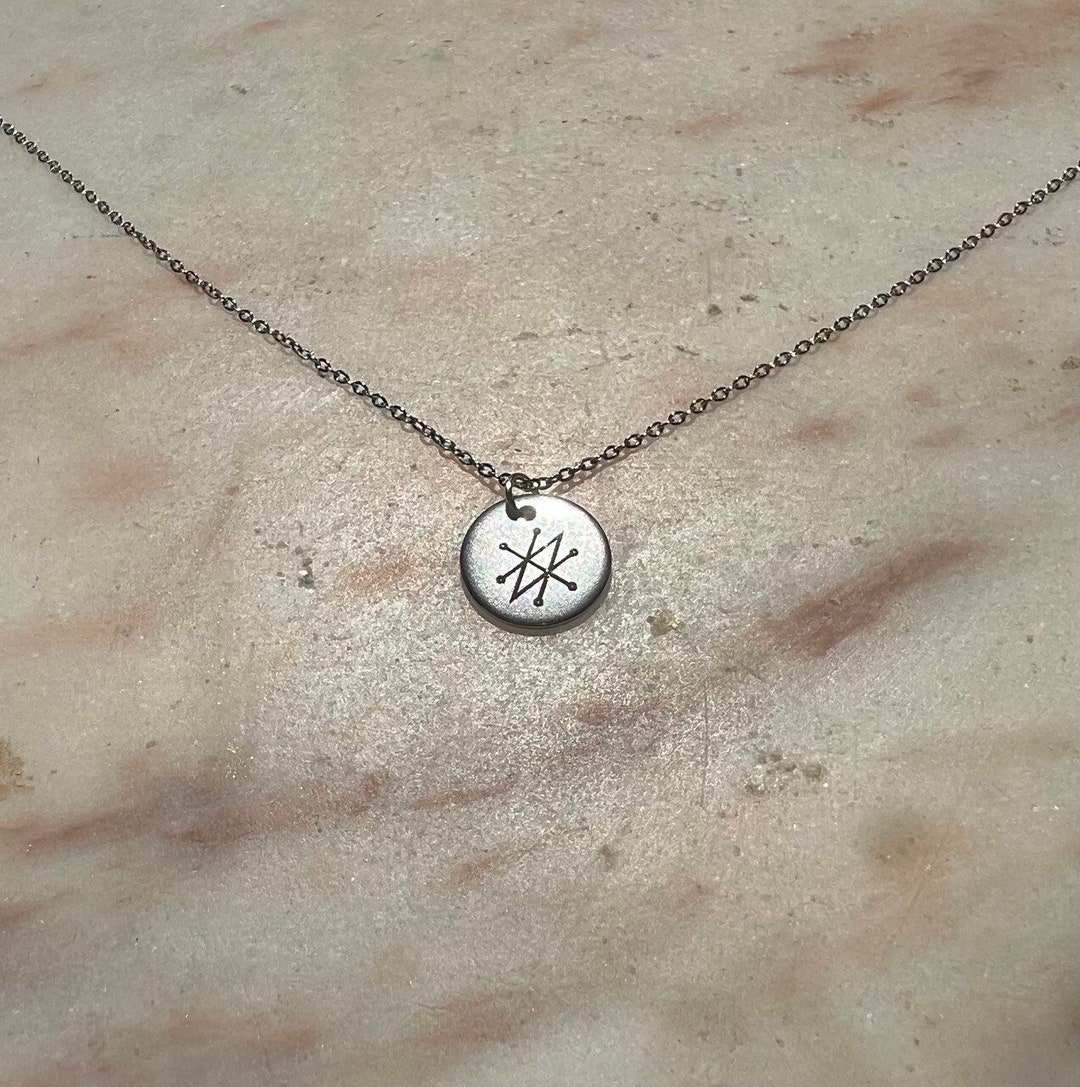 Sigil of Azazel Pendant Occult Jewelry Small Necklace Left Hand Path ...