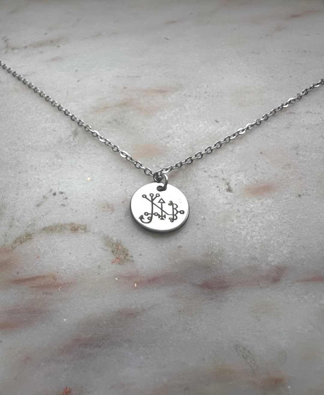 Sigil of Balam Pendant Occult Jewelry Small Necklace Left Hand Path ...
