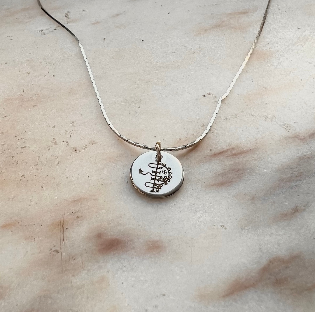 Sigil of Asmodeus / Asmoday Pendant Occult Jewelry Necklace Left Hand ...