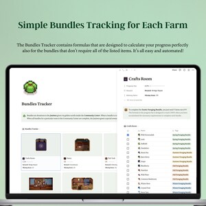 Stardew Valley Multi-farm Notion Planner, Stardew Valley Perfection Tracker, Seasons Calendar ...