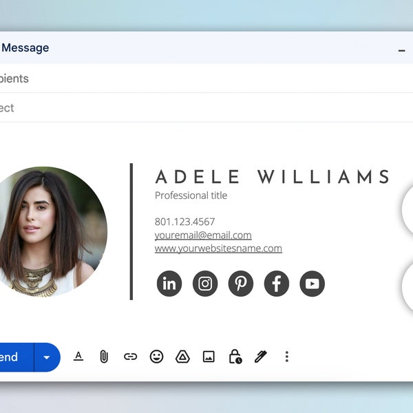 Gmail Custom Signature - Etsy