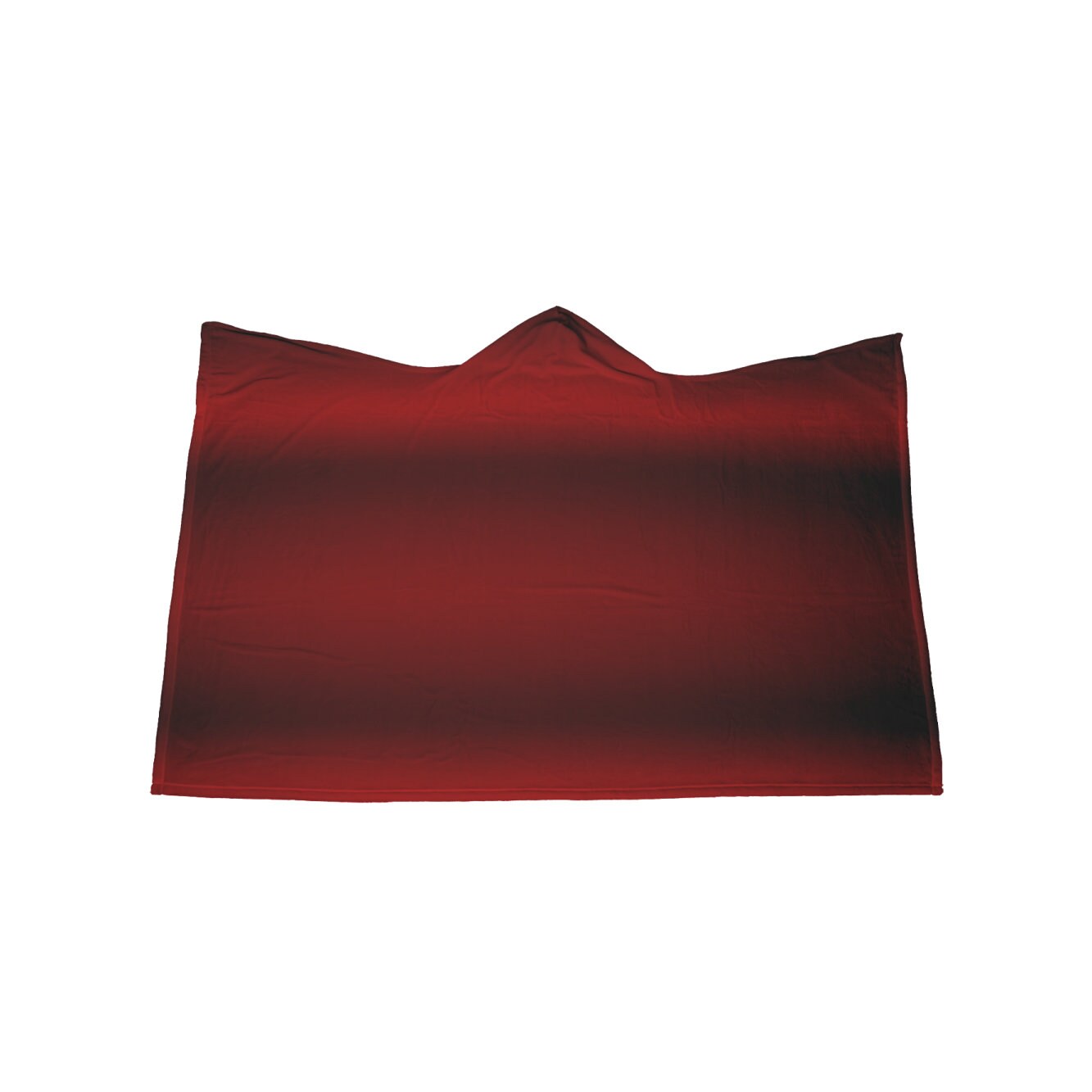 Bright Crimson Red Ombre Stripe Fleece and Sherpa Hooded - Etsy