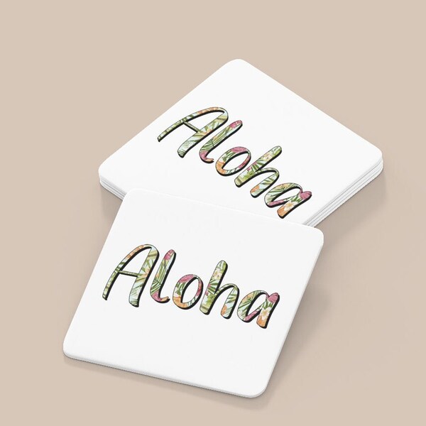 Aloha Coasters - Etsy