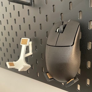 Ikea Skadis Universal Mouse Display Stand Cork Padding 3D Print Mouse ...