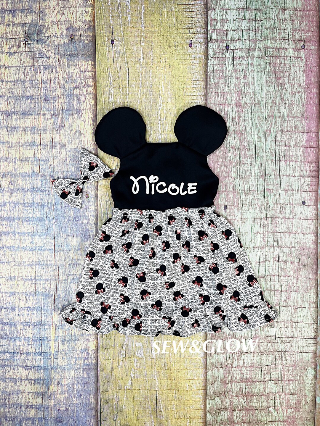 Minnie Mouse Dress Toddler Girl / Minnie Mouse Birthday Outfit for ...