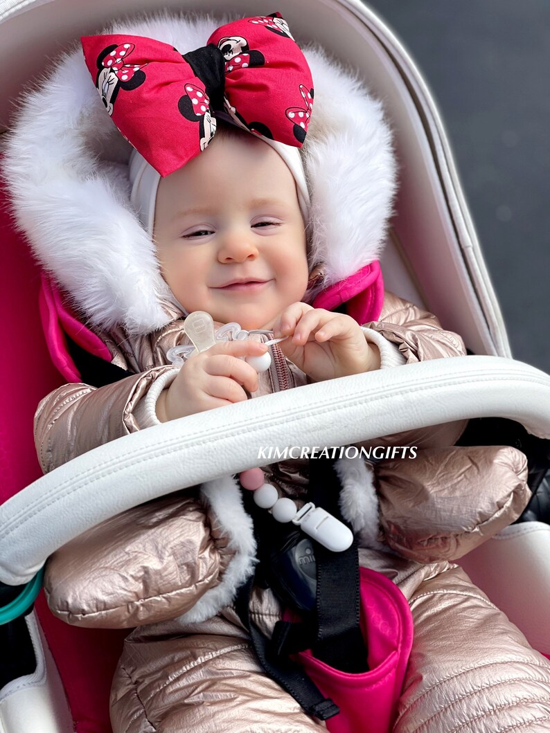 Minnie Mouse Bow Head Wrap / Disney Trip Hats for Girls / Minnie Mouse Turban for Babies ...