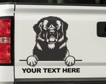 Newfoundland Dog Car Decal - Etsy