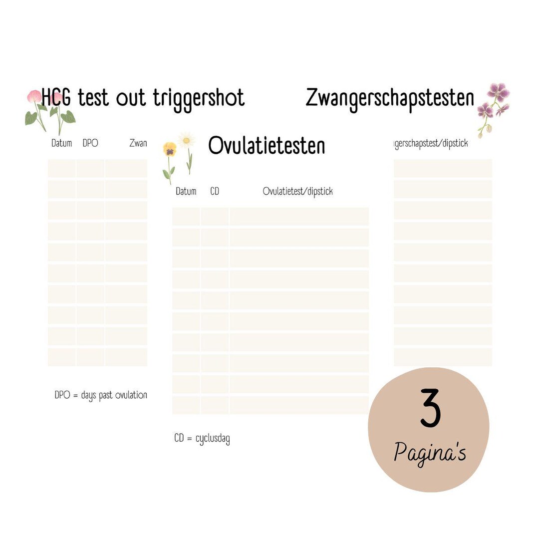 IVF Planner Ivf Diary Fertility Planner Fertility Fertility Trajectory ...