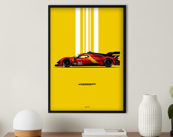 Ferrari 499p poster - Etsy.de