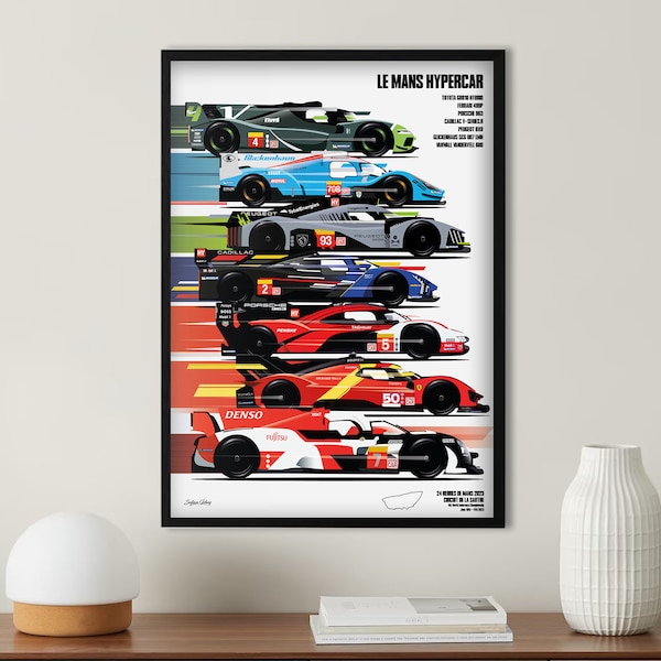 Le Mans Poster - Etsy