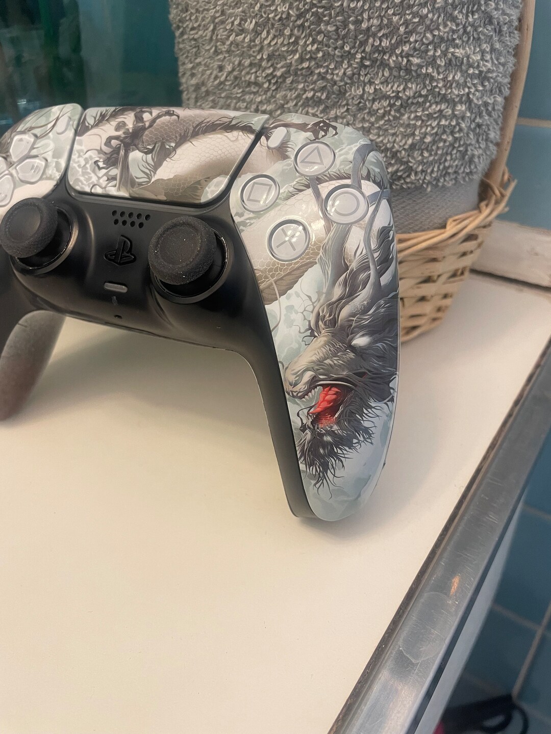 Jade Dragon Ps5 Controller - Etsy
