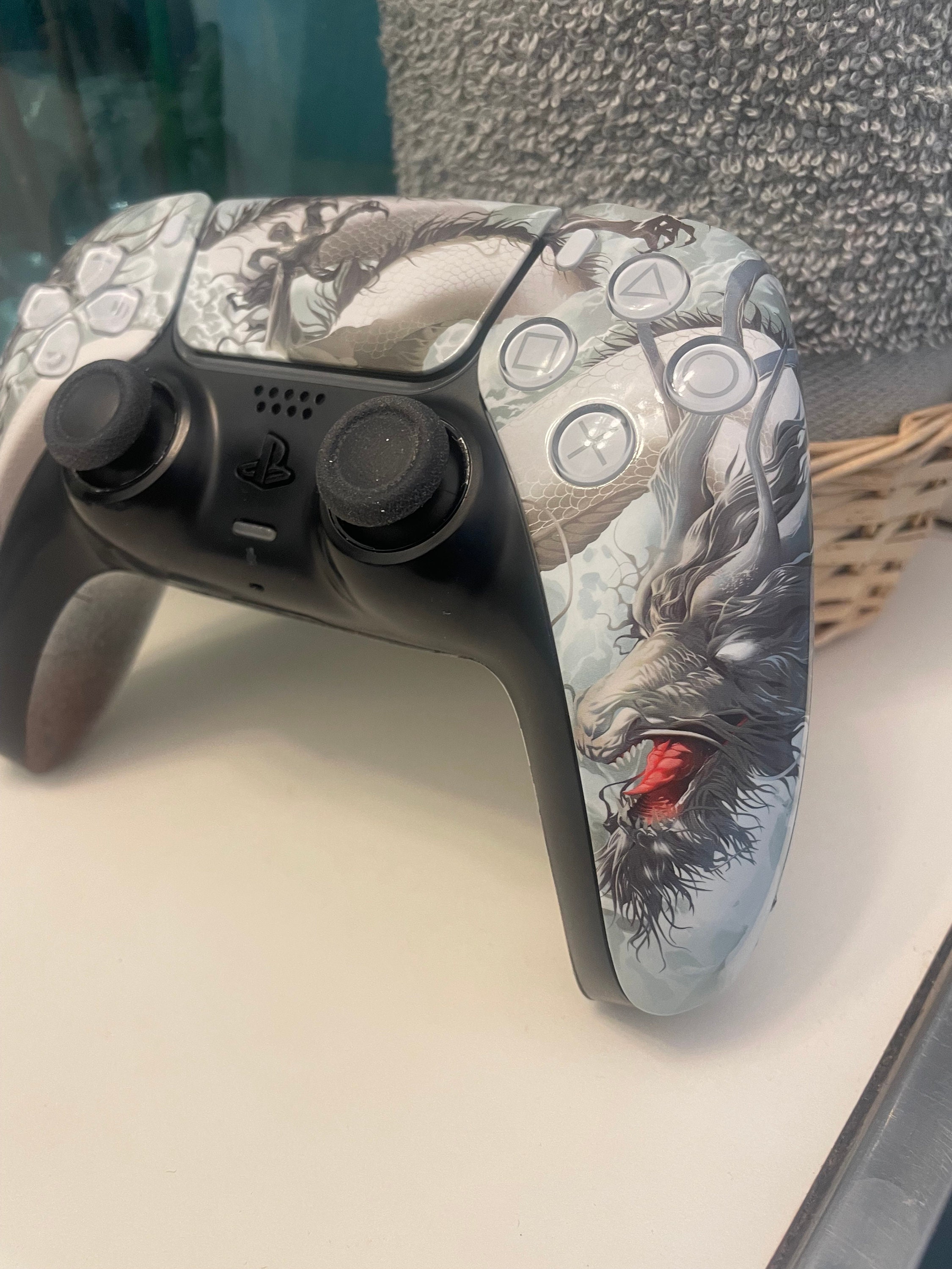 Jade Dragon Ps5 Controller - Etsy