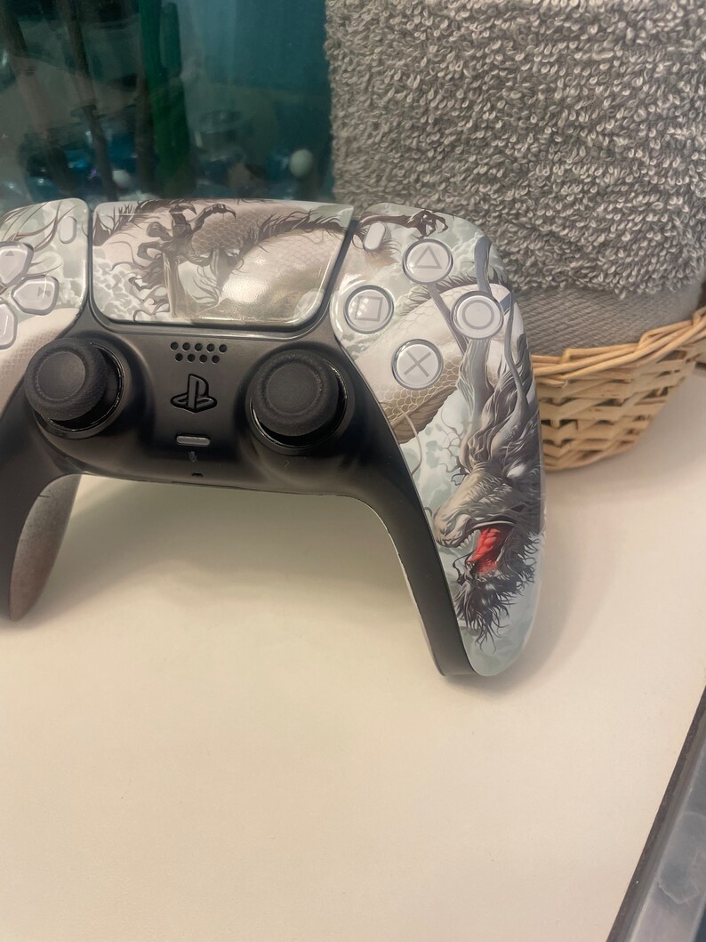 Jade Dragon Ps5 Controller - Etsy