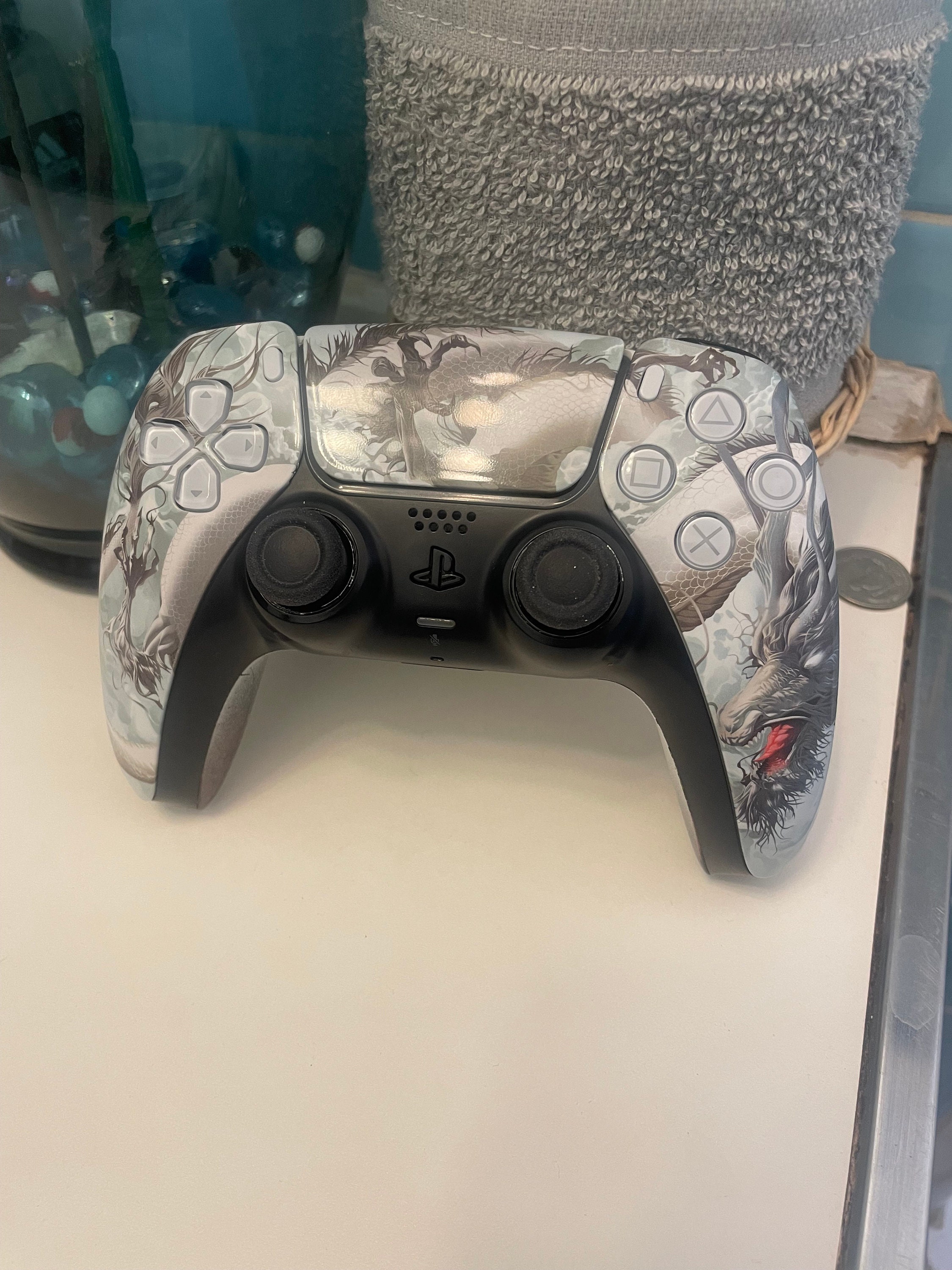 Jade Dragon Ps5 Controller - Etsy