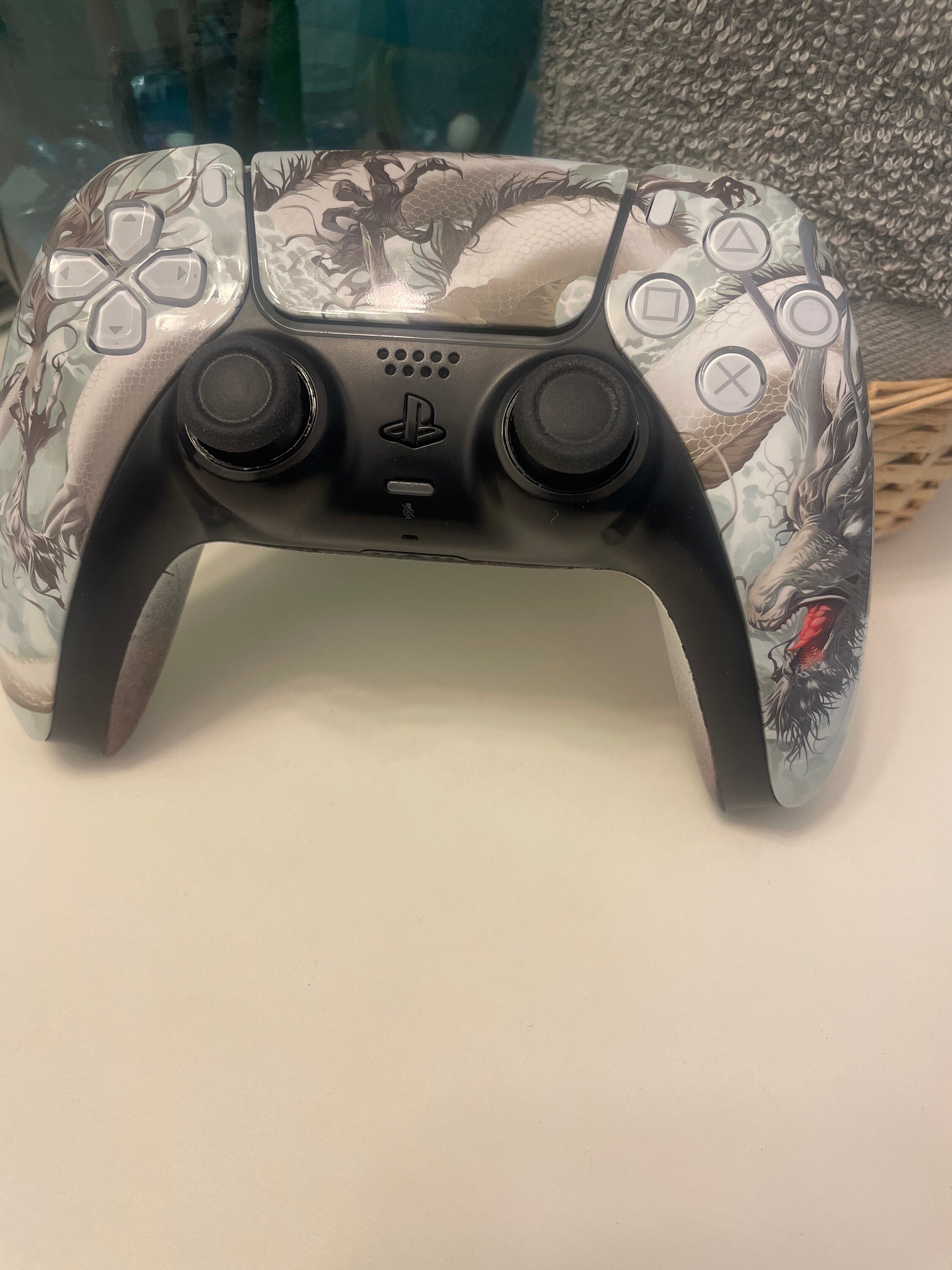 Jade Dragon Ps5 Controller - Etsy