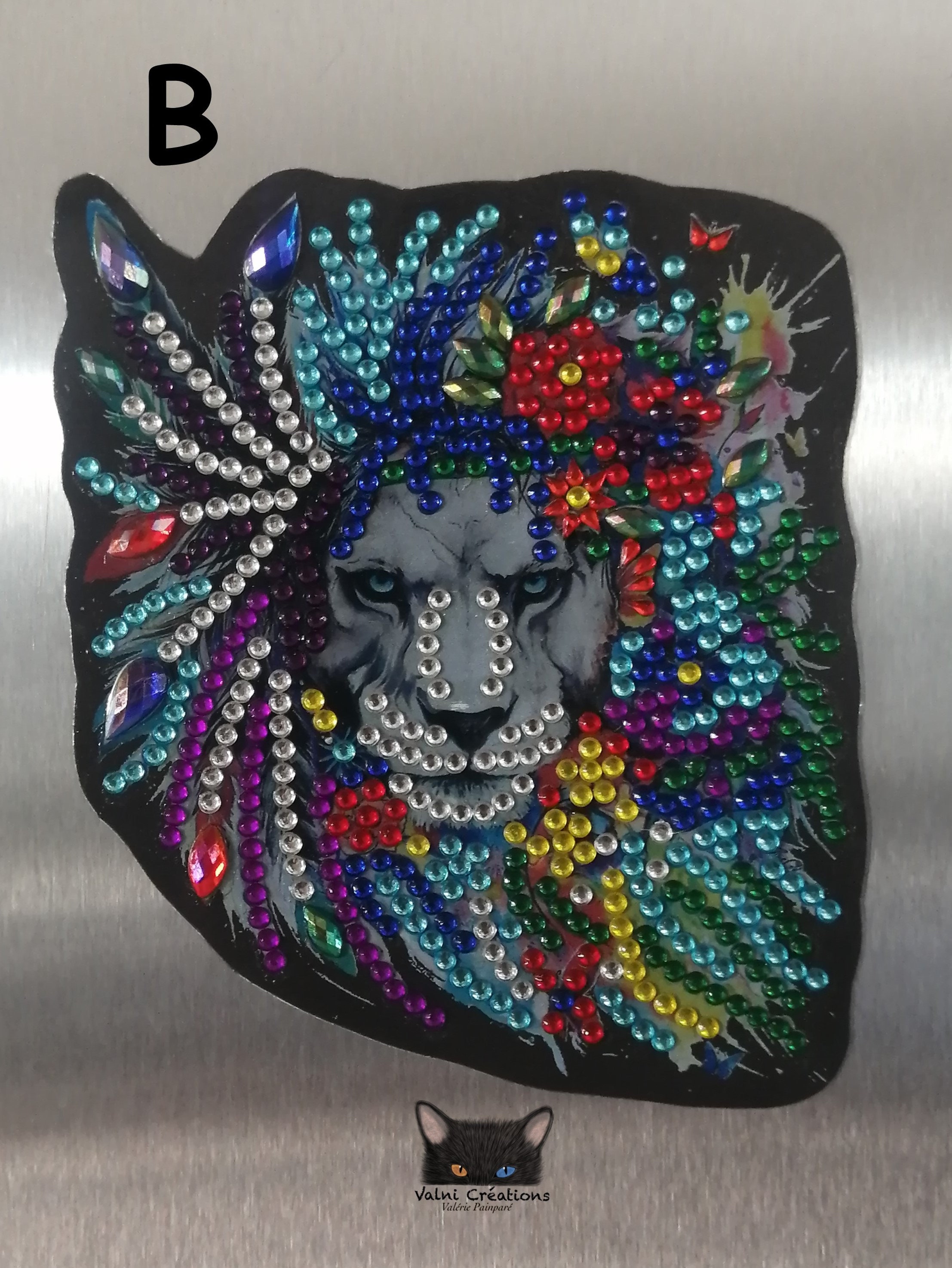 Magnet, Magnet, Lion, Tiger, Skull, Fridge Magnet, Refrigerator, Home ...