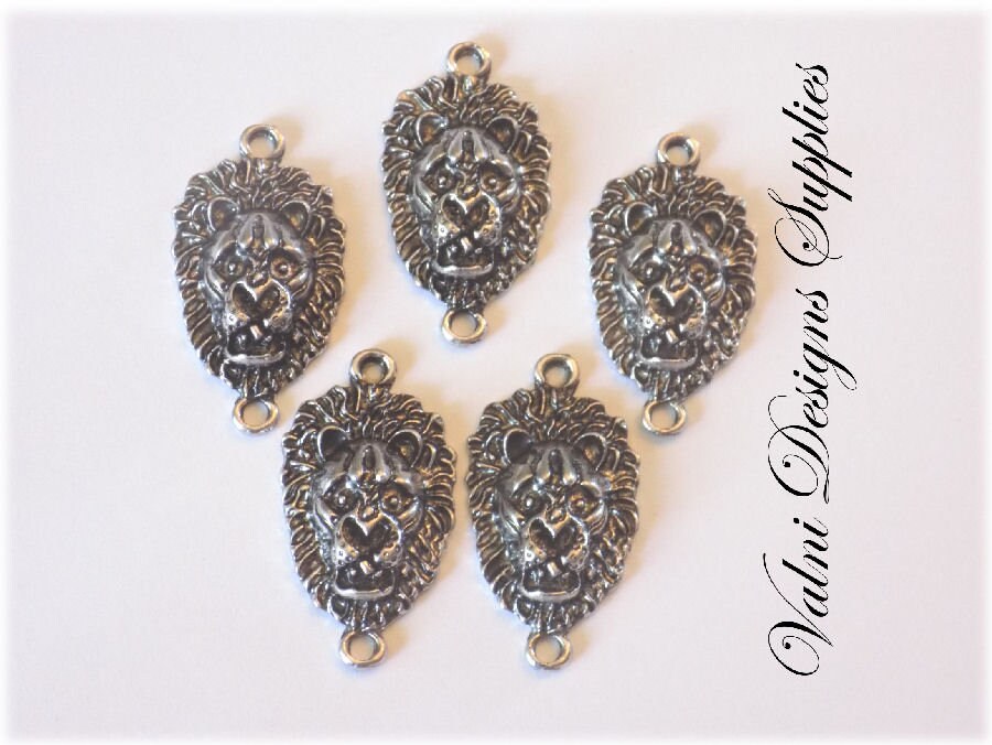 Lion, Connector, Connectors, Pack of 5 - Etsy