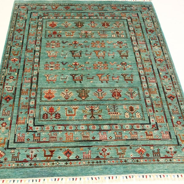 Turquoise Rug - Etsy