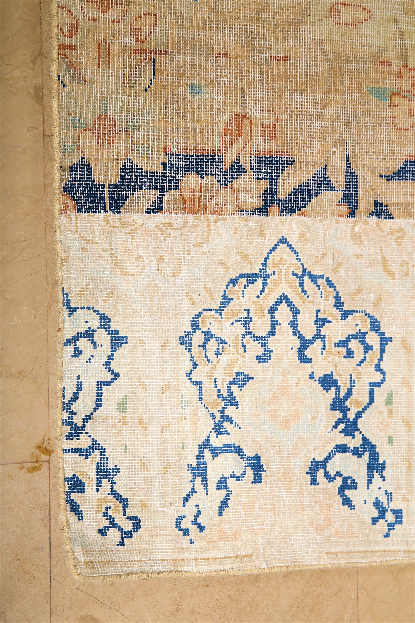 6x8 Patchwork Area Rug Beige Aghan Hand Knotted Natural Wool - Etsy