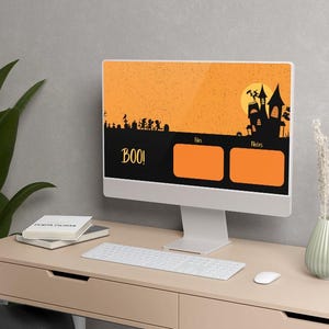 Halloween Desktop Wallpaper Spooky Background for Digital Devices ...