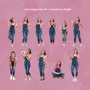 Ms. Rachel Full Body PNG Cutout Bundle | Transparent Digital Download ...