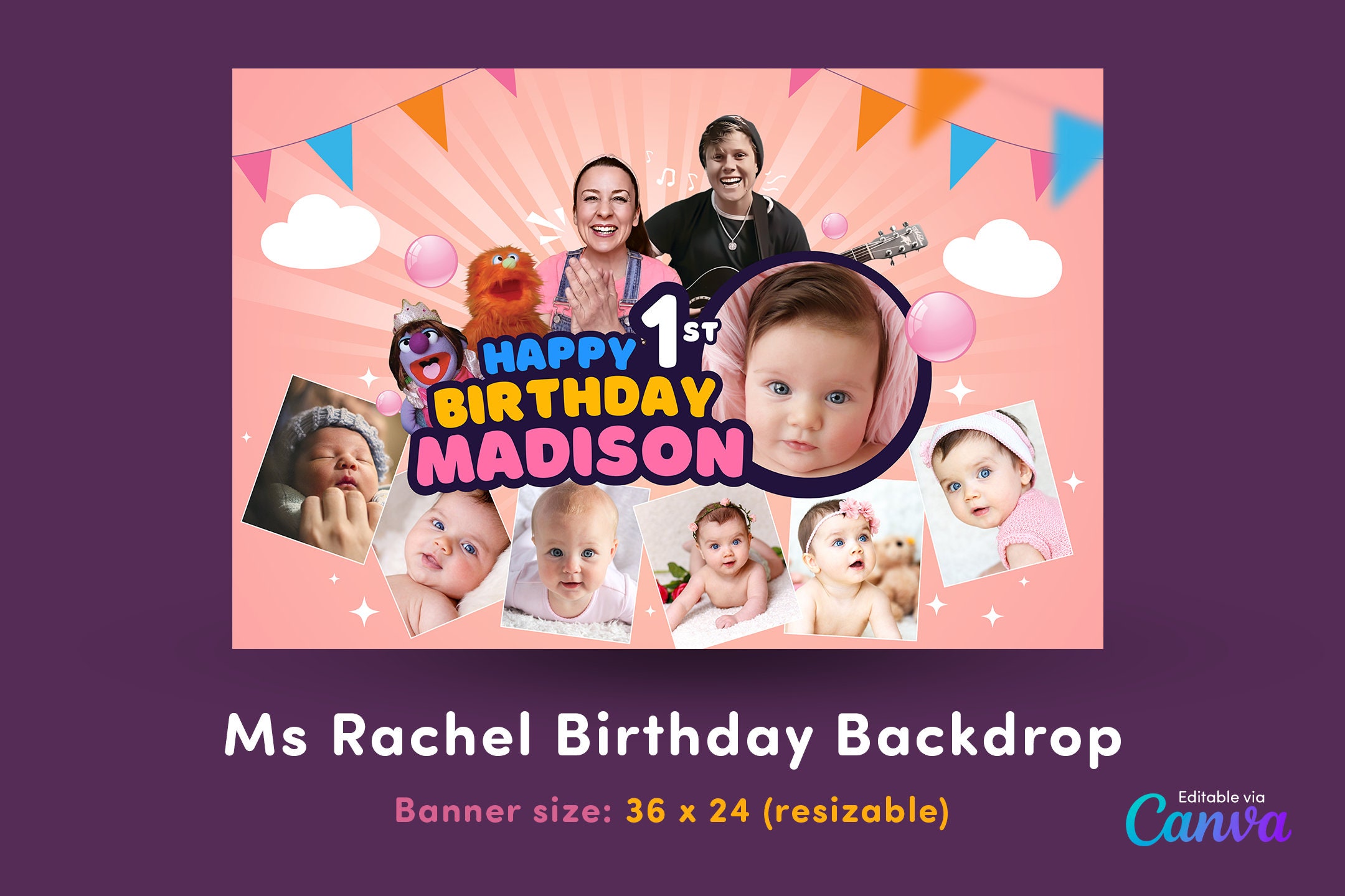 Ms Rachel Birthday Bundle Pack for Girl Songs for Littles - Etsy