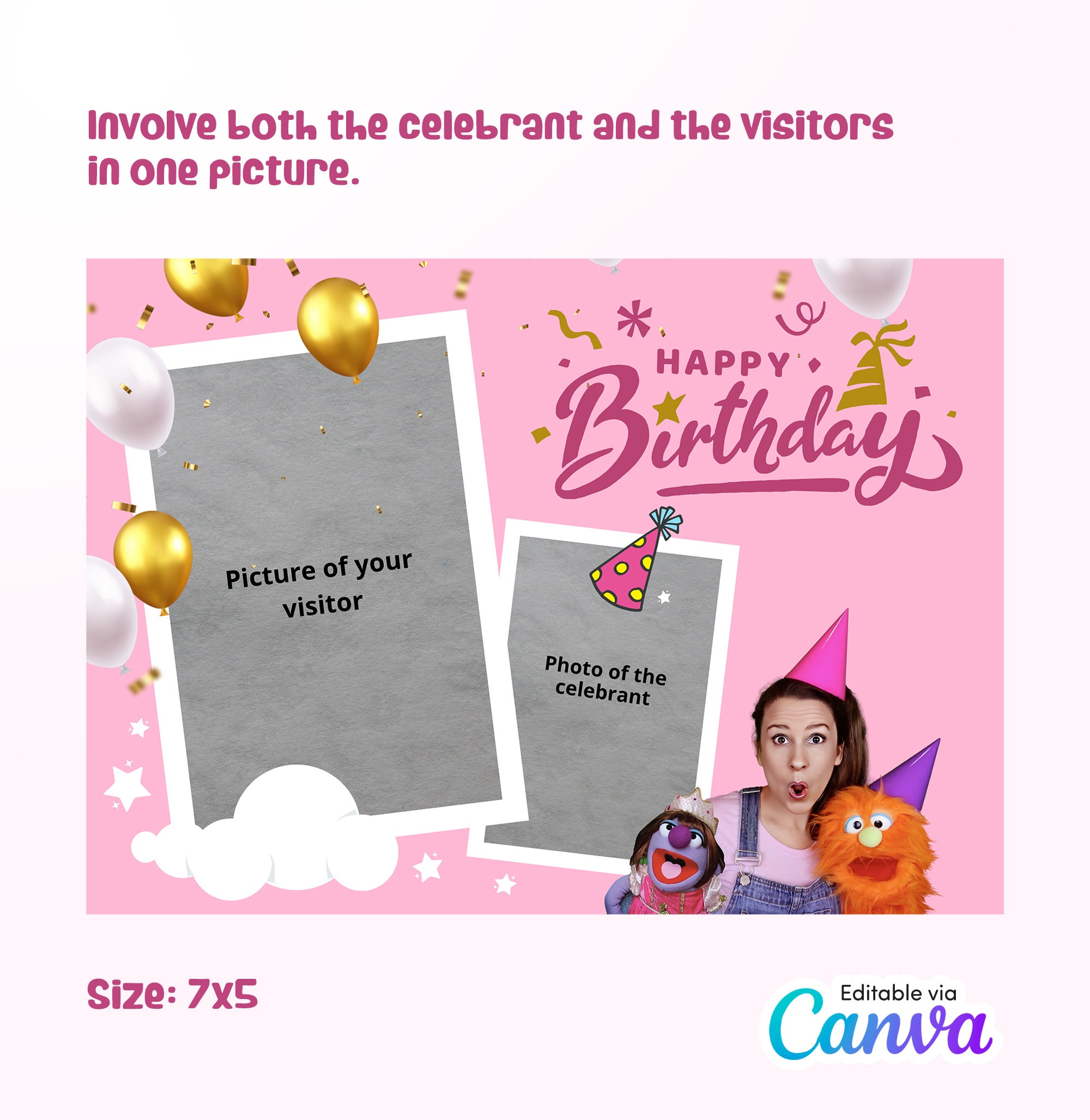 Ms Rachel Birthday Souvenir Picture Frame, Photo Frame, Song for ...