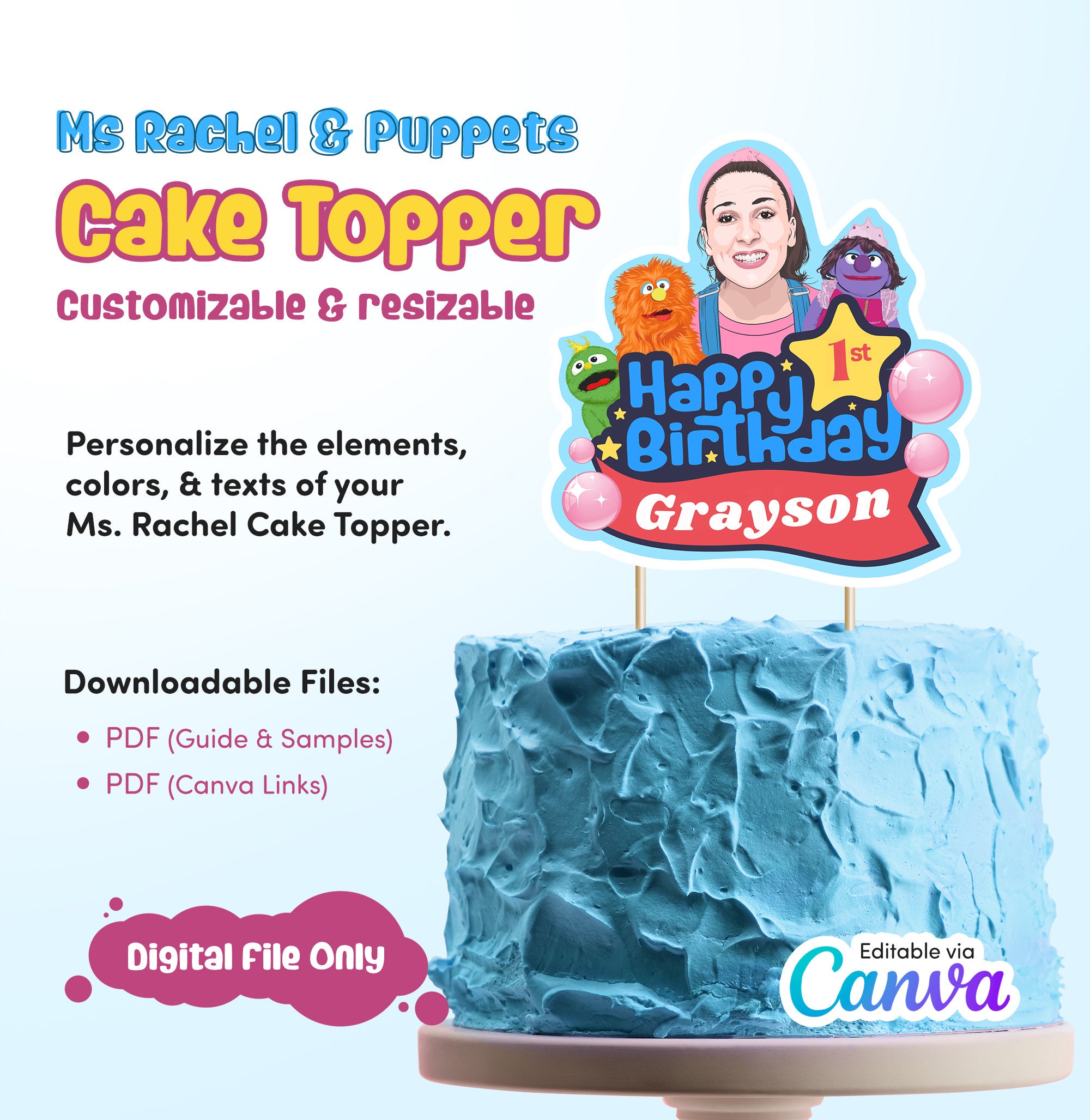 Ms Rachel Birthday Bundle Pack for Boy, Songs for Littles Birthday ...