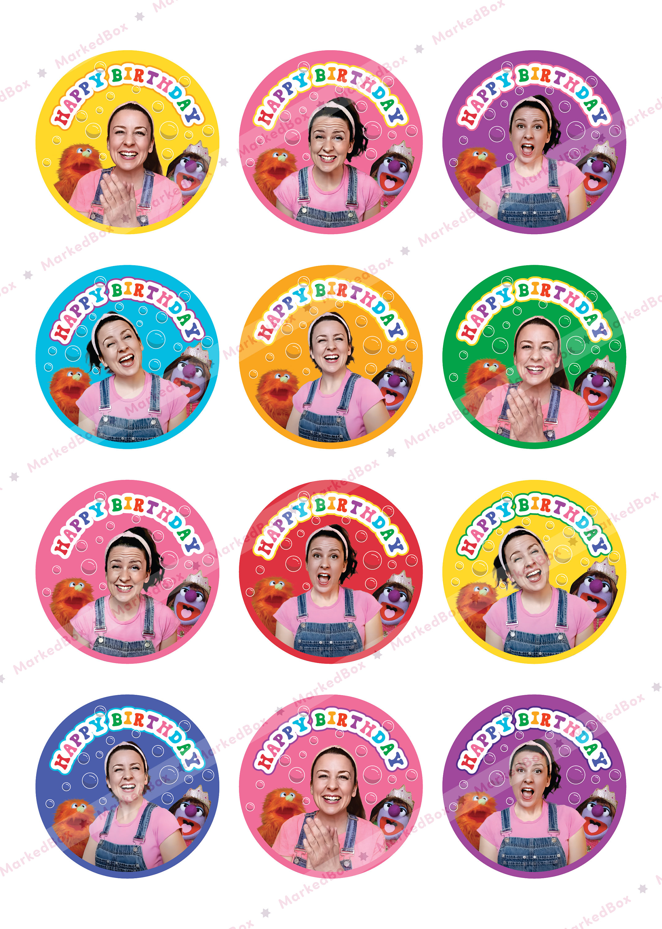 Ms Rachel Cupcake Toppers Printable Cupcake Toppers Multiple - Etsy Israel