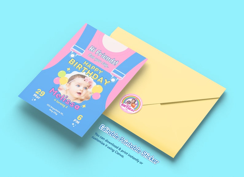 Ms Rachel Printable Stickers, Ms Rachel Birth Day Party Stickers, Ms ...