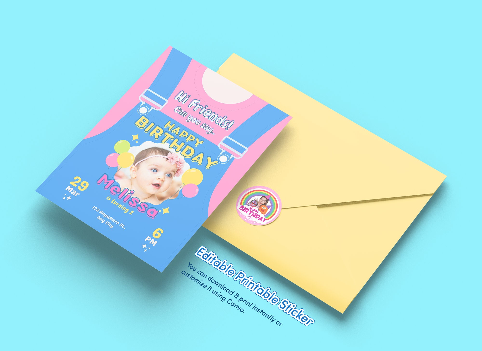 Ms Rachel Printable Stickers, Ms Rachel Birth Day Party Stickers, Ms ...