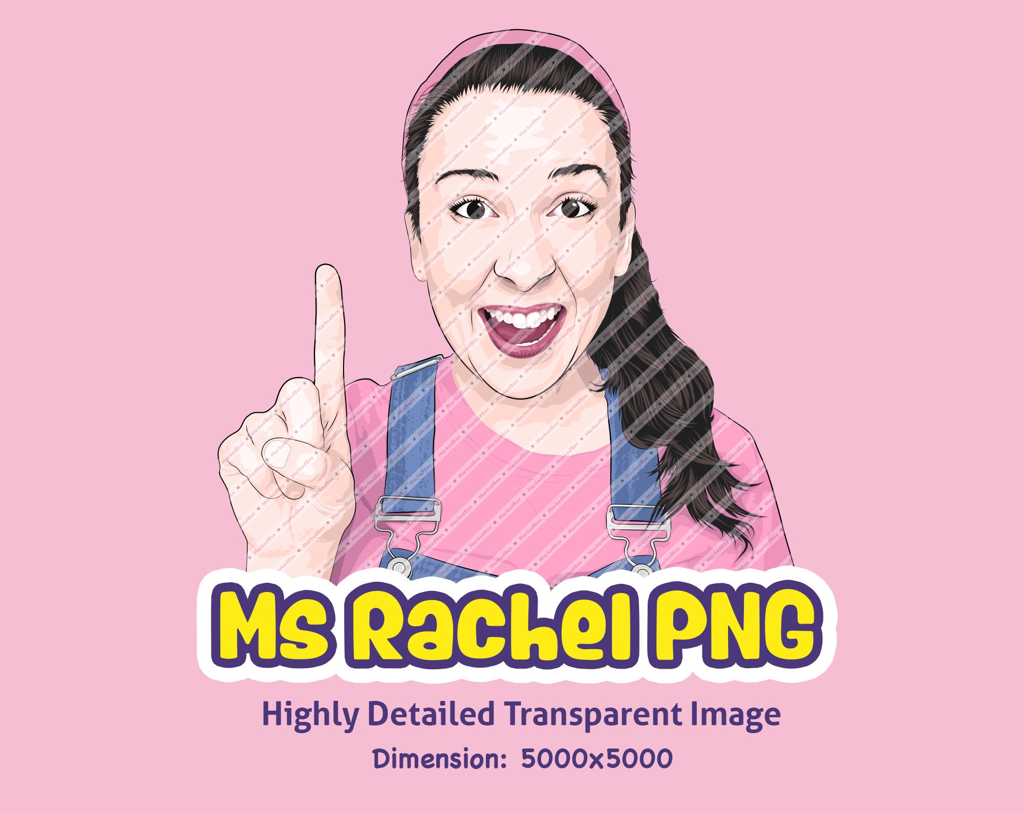 Ms Rachel PNG, High Quality Sublimation, One Year Old, Songs for ...
