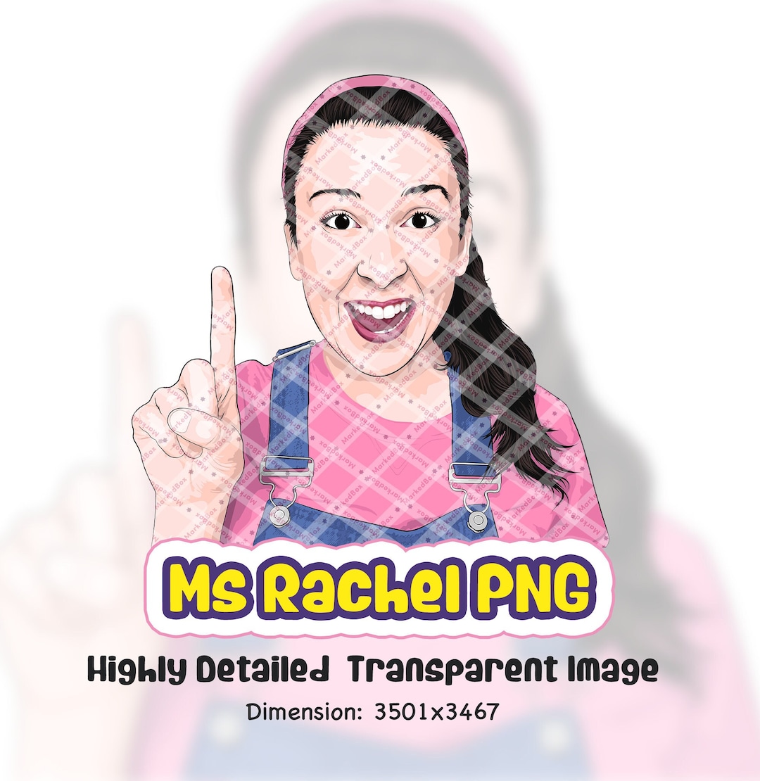 Ms Rachel PNG High Quality Sublimation Image Songs for - Etsy