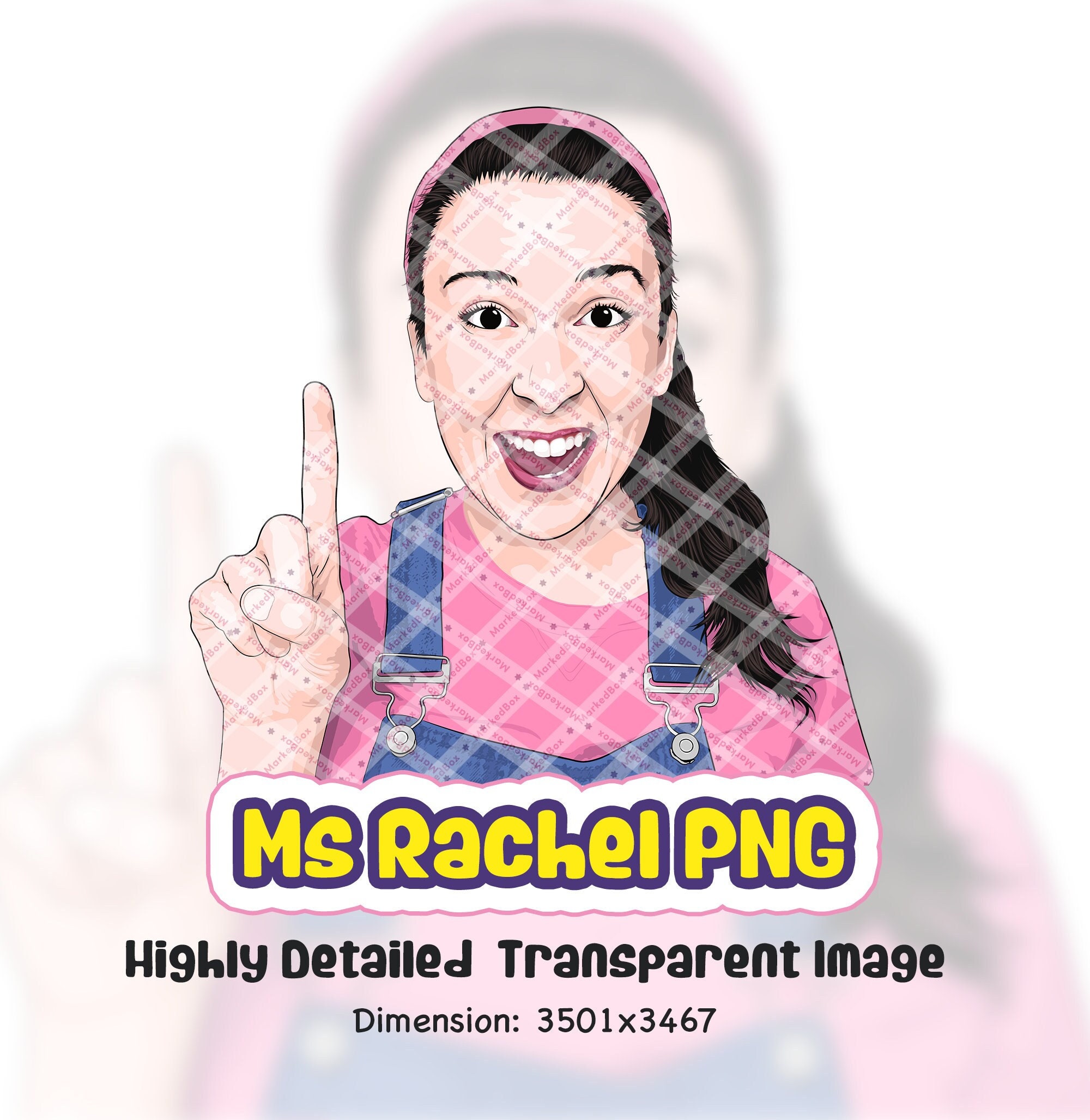 Ms Rachel PNG High Quality Sublimation Image Songs for - Etsy