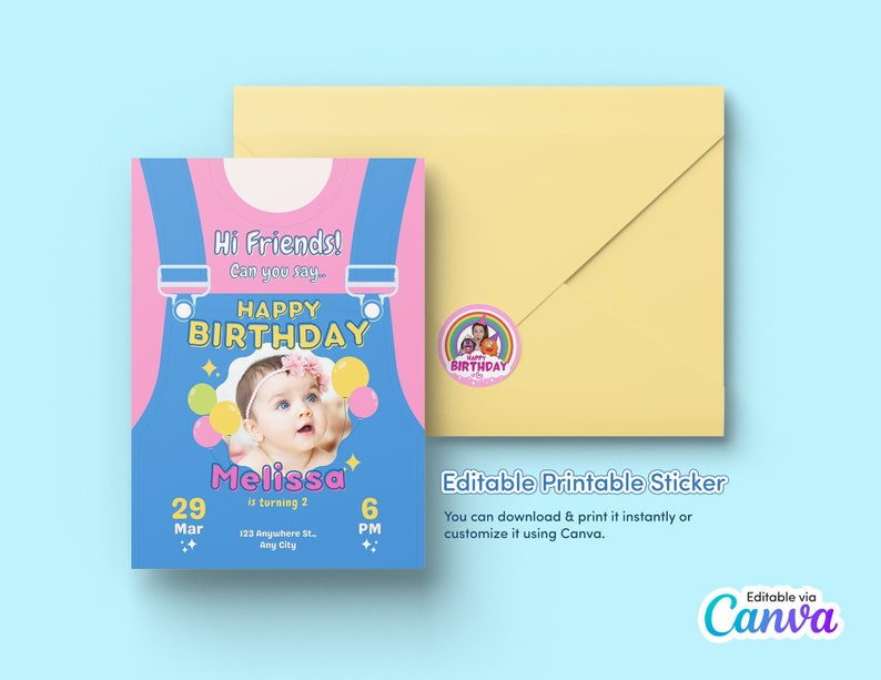 Ms Rachel Printable Stickers, Ms Rachel Birth Day Party Stickers, Ms ...