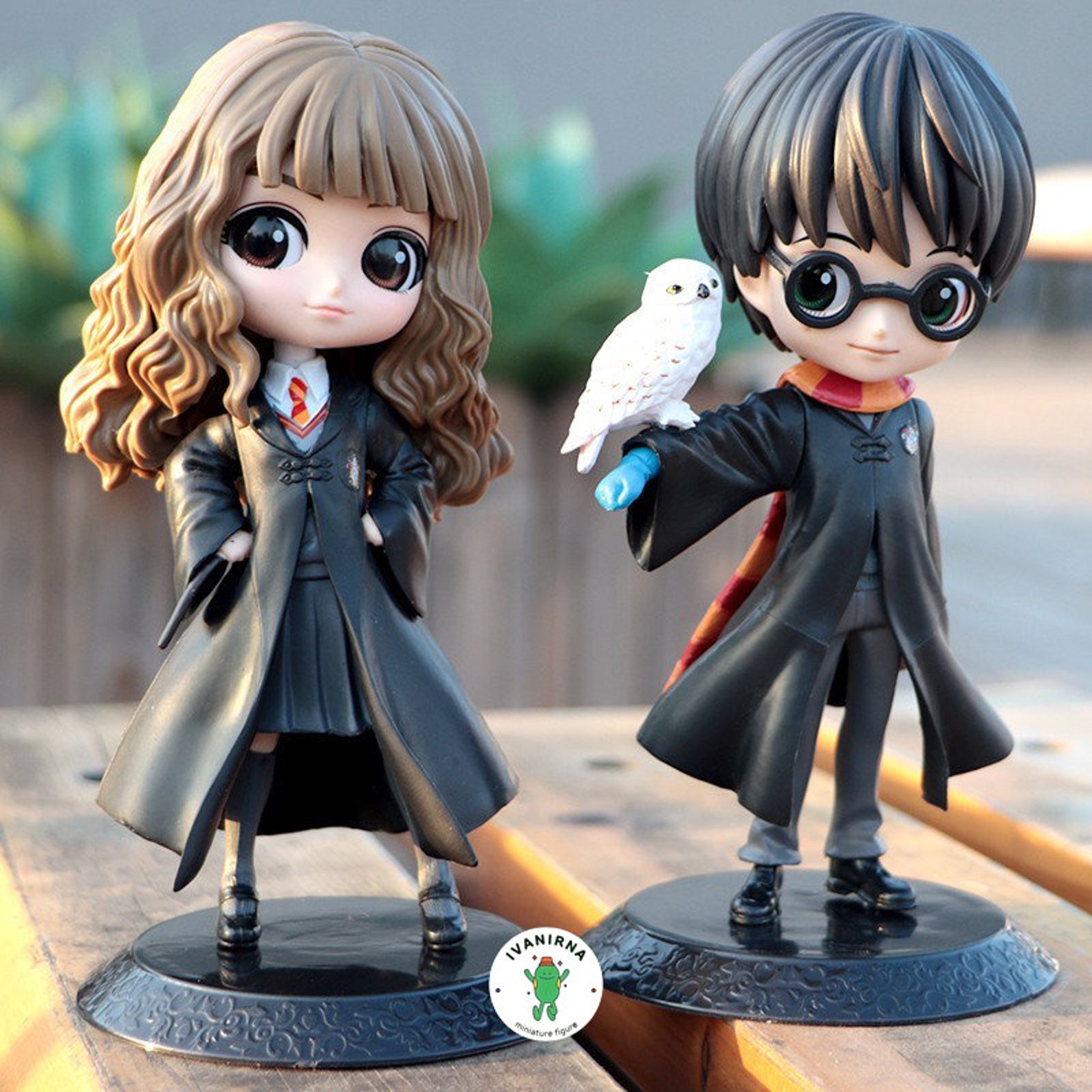 Miniature Figure Wizard Set 2 Pcs, Action Figure Wizard School ...