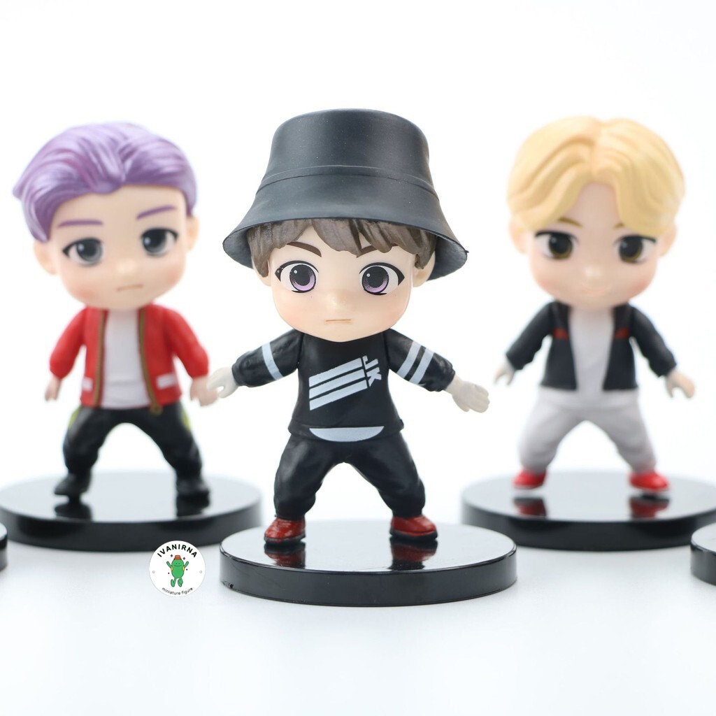 Stand Figure Tiny Tan Set 7 Pcs, Action Figure Kpop Idol, Dashboard ...
