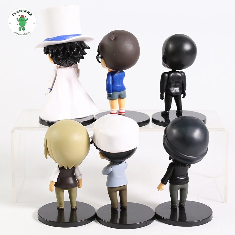 Anime Detective Miniature Figure Set 6 Pcs, Action Figure Anime ...