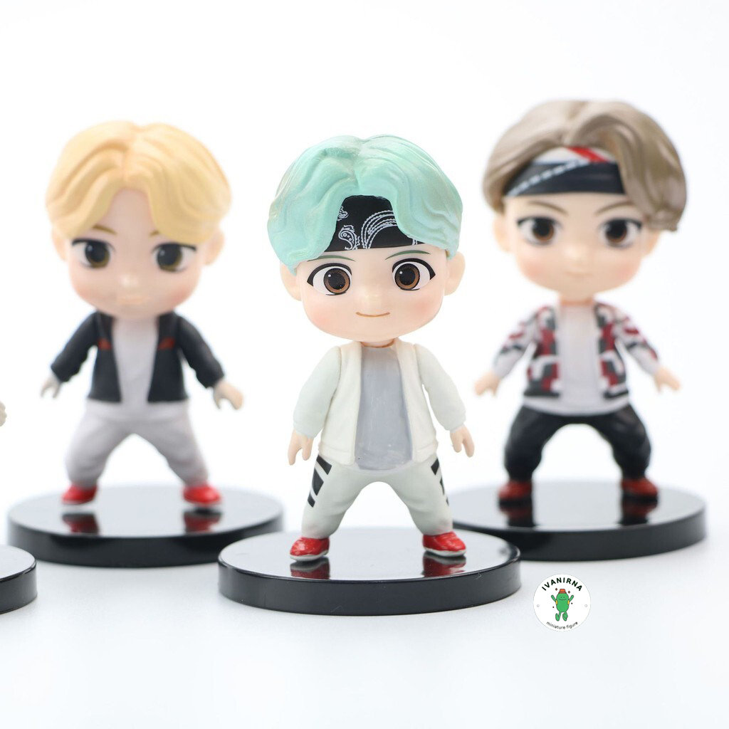Stand Figure Tiny Tan Set 7 Pcs, Action Figure Kpop Idol, Dashboard ...