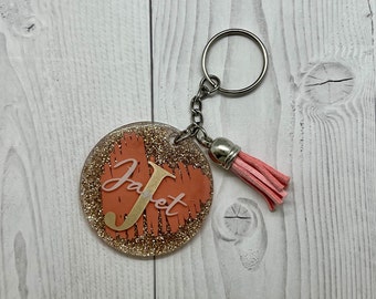 Acrylic Keychain Monogram - Etsy