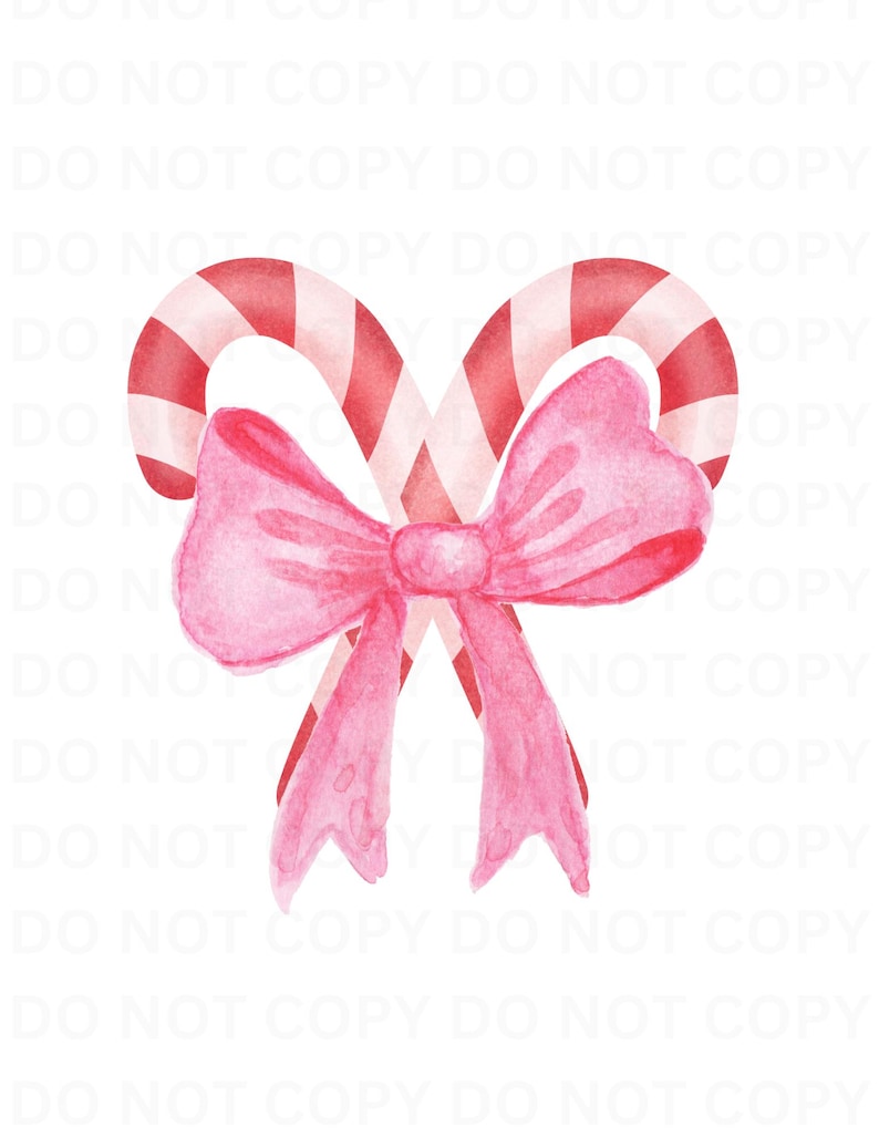 Candy Cane Christmas PNG File - Etsy