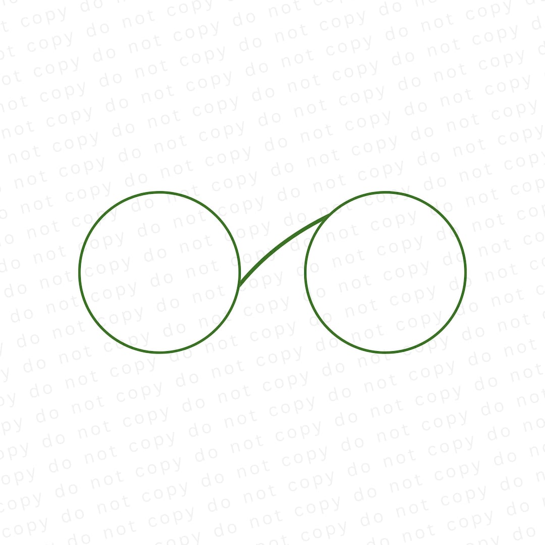 WICKED Elphaba Glasses PNG File - Etsy