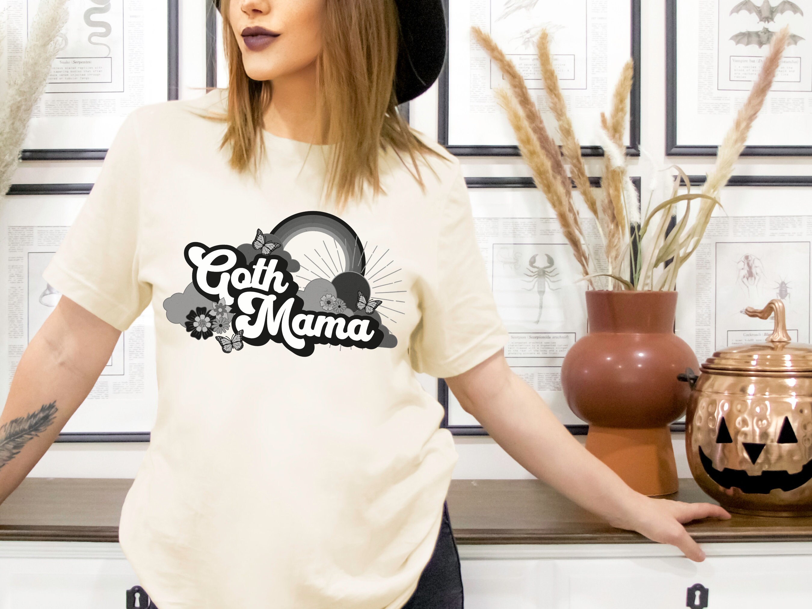 Goth Mama, Got Mom Tshirt, Goth Mom Gifts, Goth Mother, Mothers Day Tshirt, Mothers Day Gift ...