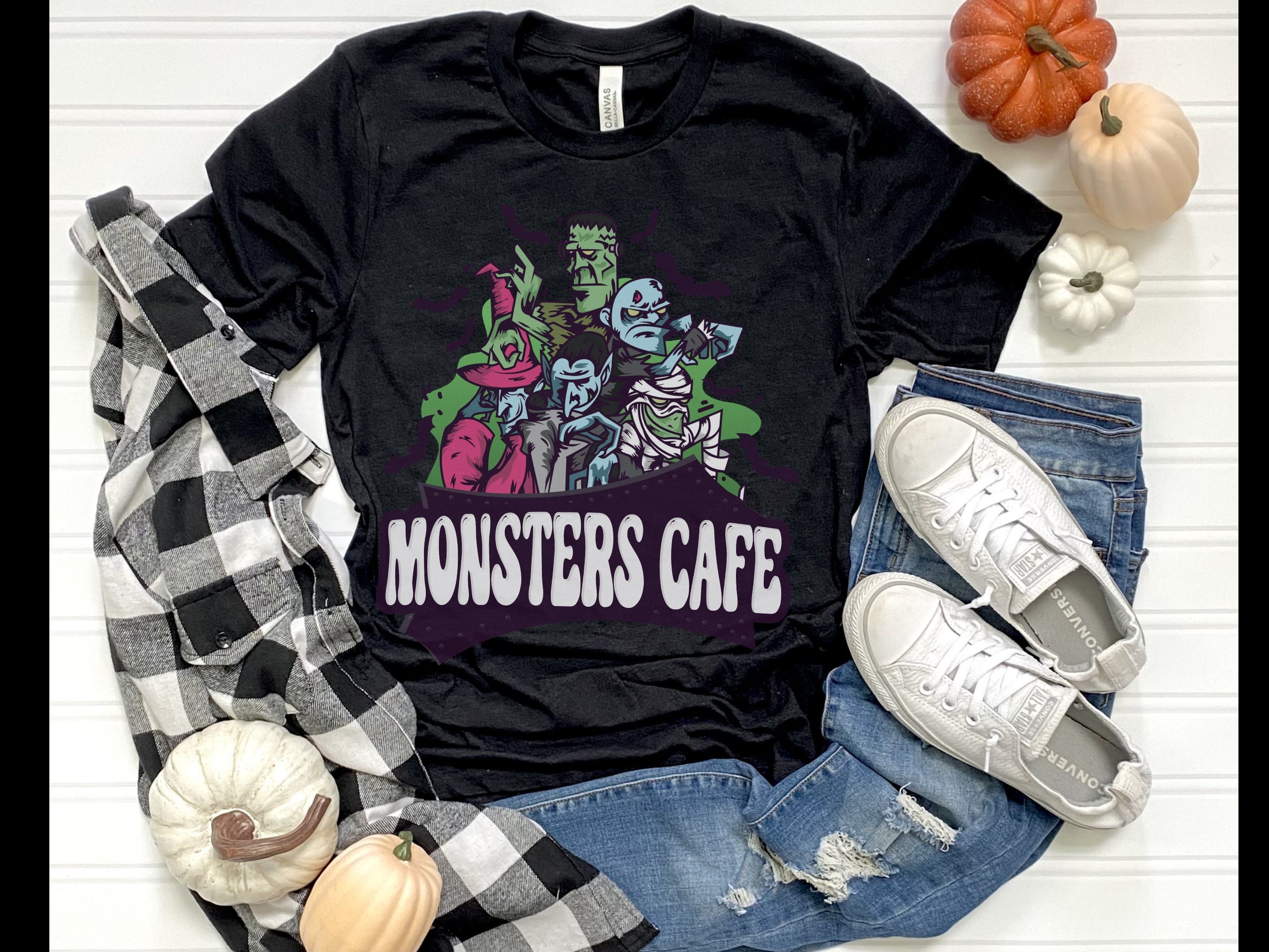 Hhn 2023, Halloween Horror, HHN Monster Cafe Tribute T-shirt, Universal ...
